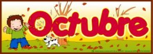 1503 *Letrero Octubre* Cartulina 60x20cm. – Mayoreo Didáctico