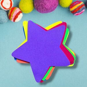 0130 *Estrellas Figuras TROQUELADAS de Foamy* (20 cm.) 10 Pcs ...